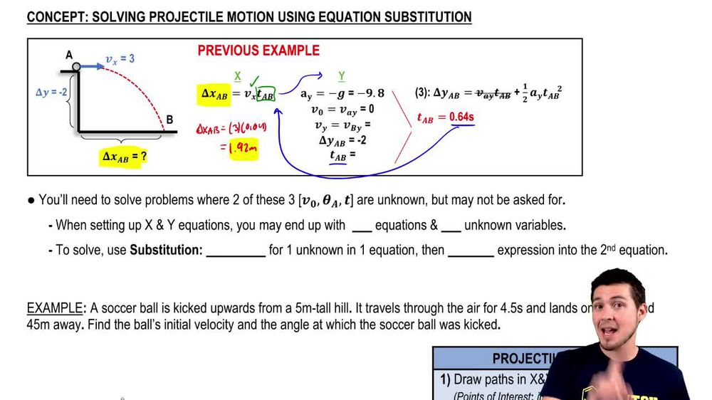 Intro to Projectile Motion: Horizontal Launch Video Tutorial & Practice | Pearson+ Channels