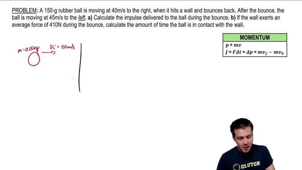 Momentum (5 of 16) Impulse, Example 1 | Pearson+ Channels