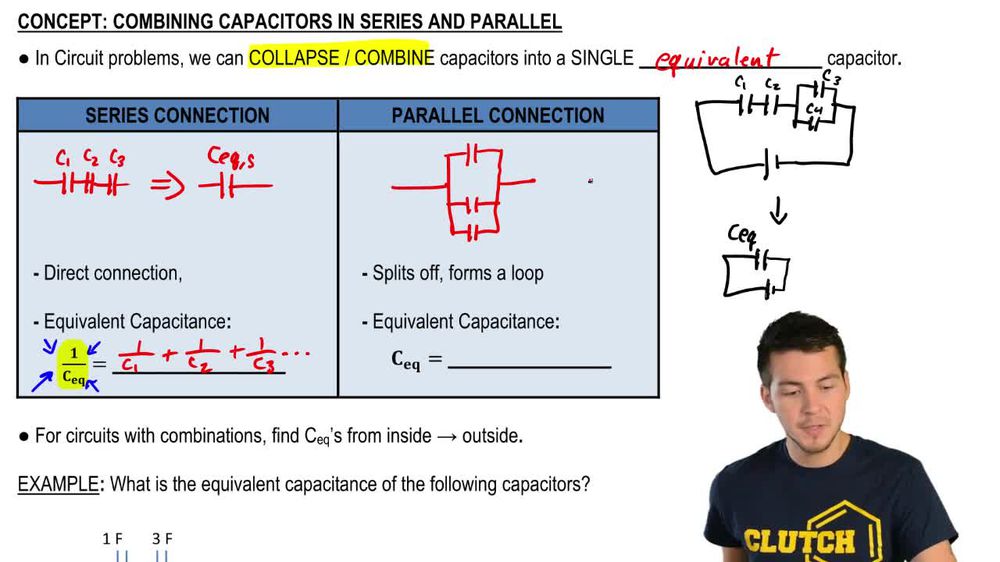 Capacitor Circuit Problems