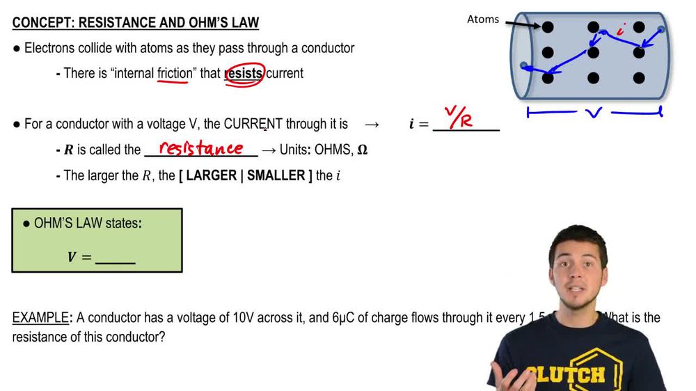 Resistance & Resistivity, An Explanation | Pearson+ Channels