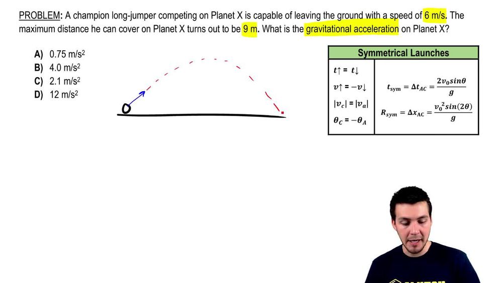 Intro to Projectile Motion: Horizontal Launch Video Tutorial & Practice | Pearson+ Channels