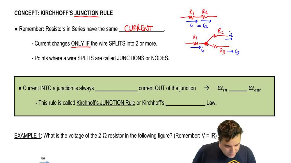 Anderson Video - Kirchoff's Junction Rule | Pearson+ Channels