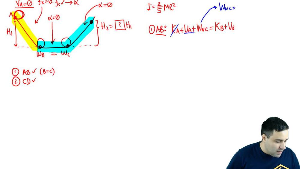 Rolling without slipping problems | Physics | Khan Academy | Pearson+ ...
