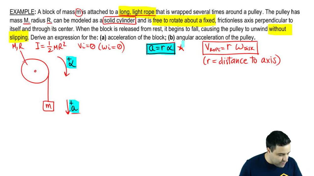 Rotational Dynamics: The Simple Yo-Yo Problem | Pearson+ Channels