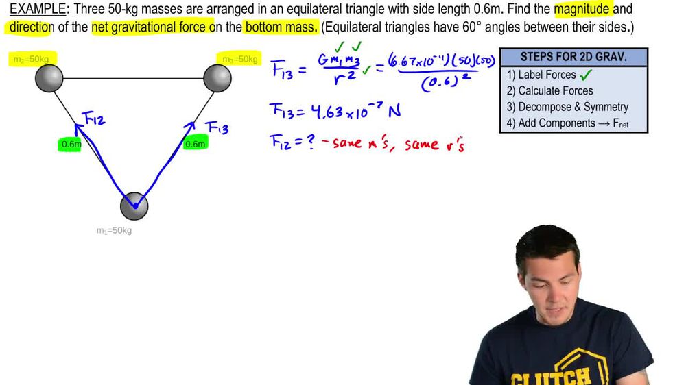 Introduction to the gravitational force | Pearson+ Channels