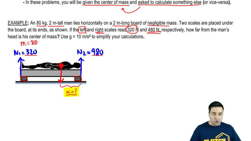 Centre/Center of Mass and Balance | Pearson+ Channels