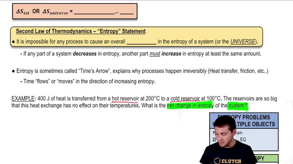 Understanding Second Law of Thermodynamics ! | Pearson+ Channels