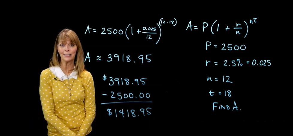 Deriving the Compound Interest Formula | Pearson+ Channels