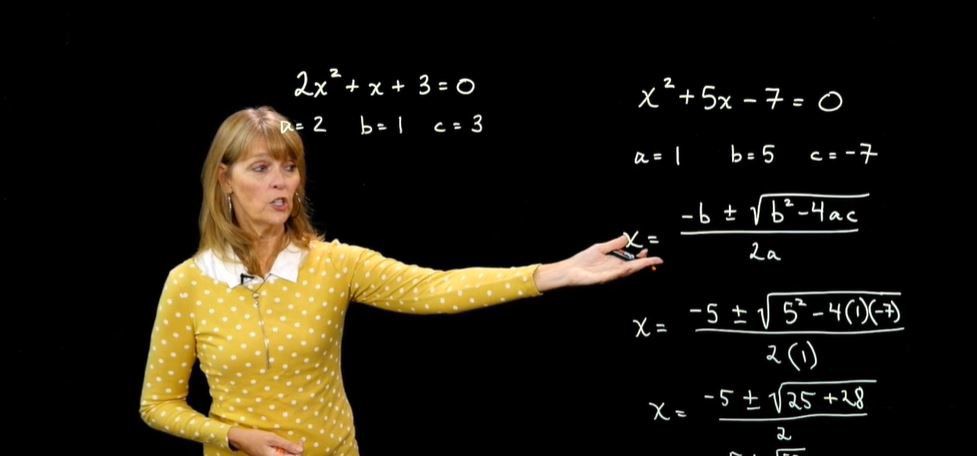 How To Use the Quadratic Formula | Pearson+ Channels